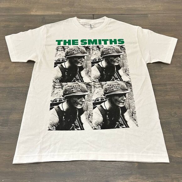 American Vintage | Shirts | Vintage 9s The Smiths Rock Band Tshirt Meat Is Murder Album Promo ...